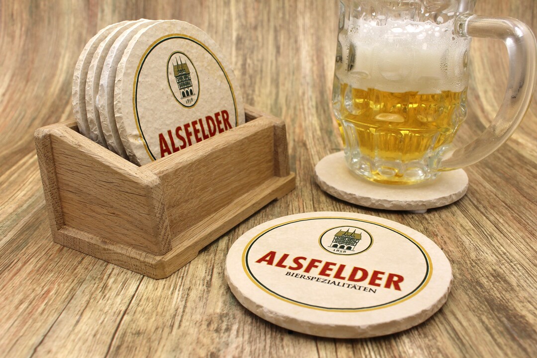 Alsfelder Coasters Made of Natural Stone 100% Handmade in Bavaria ...