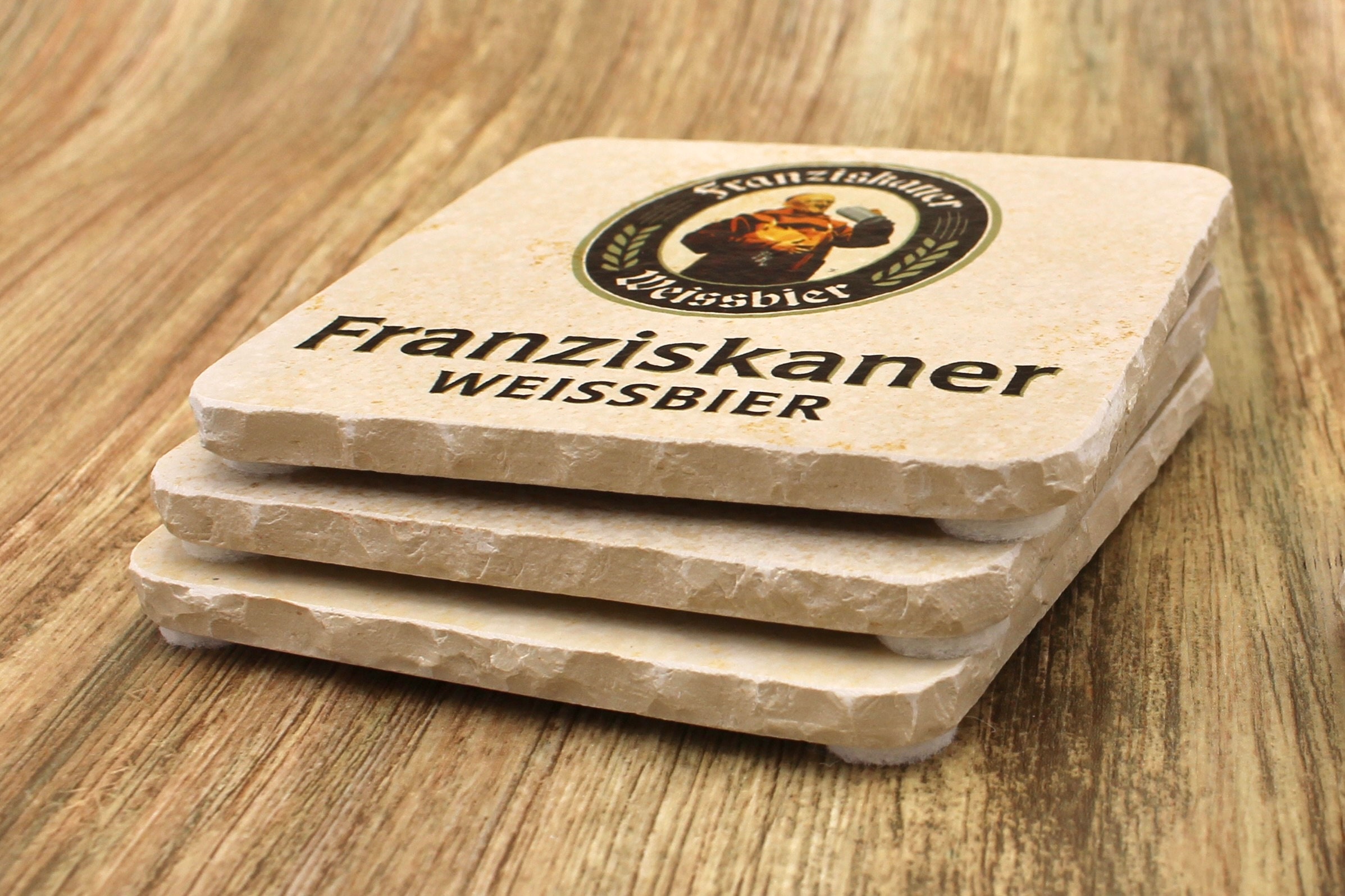 Franziskaner Coasters Made of Natural Stone 100% Handmade in Bavaria ...