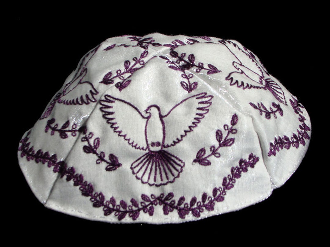 Kippah Judaica Machine Embroidery Design Pes, Hus, Jef, Dst, Exp, Jef ...