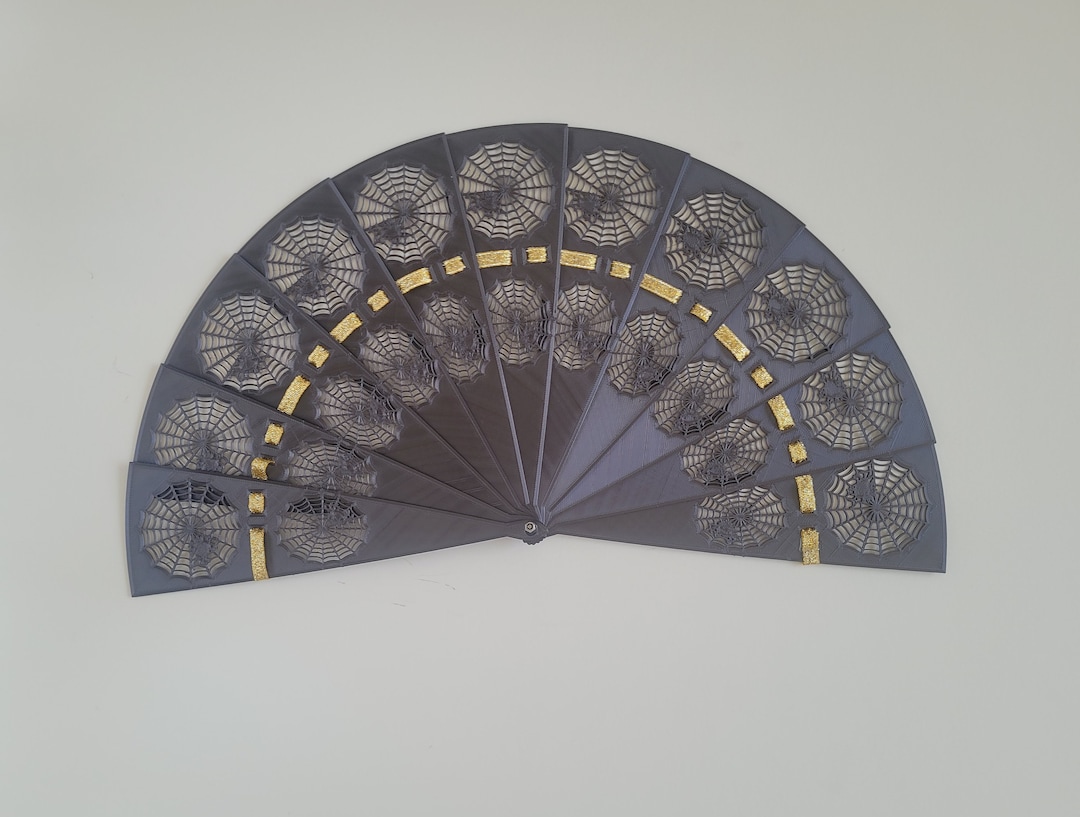 Halloween Foldable Brisé Hand Fan - STL Print Models | 3D Print Model ...