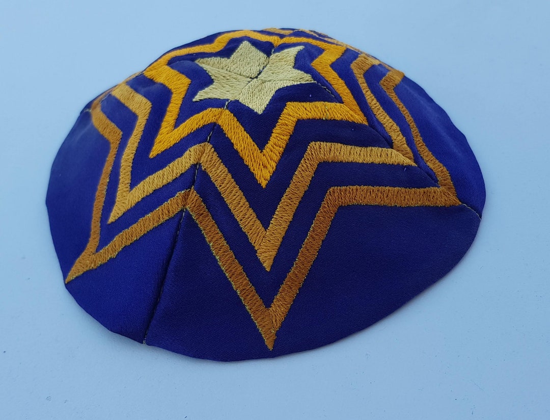 Kippah Judaica Machine Embroidery Design Pes, Hus, Jef, Dst, Exp, Jef ...