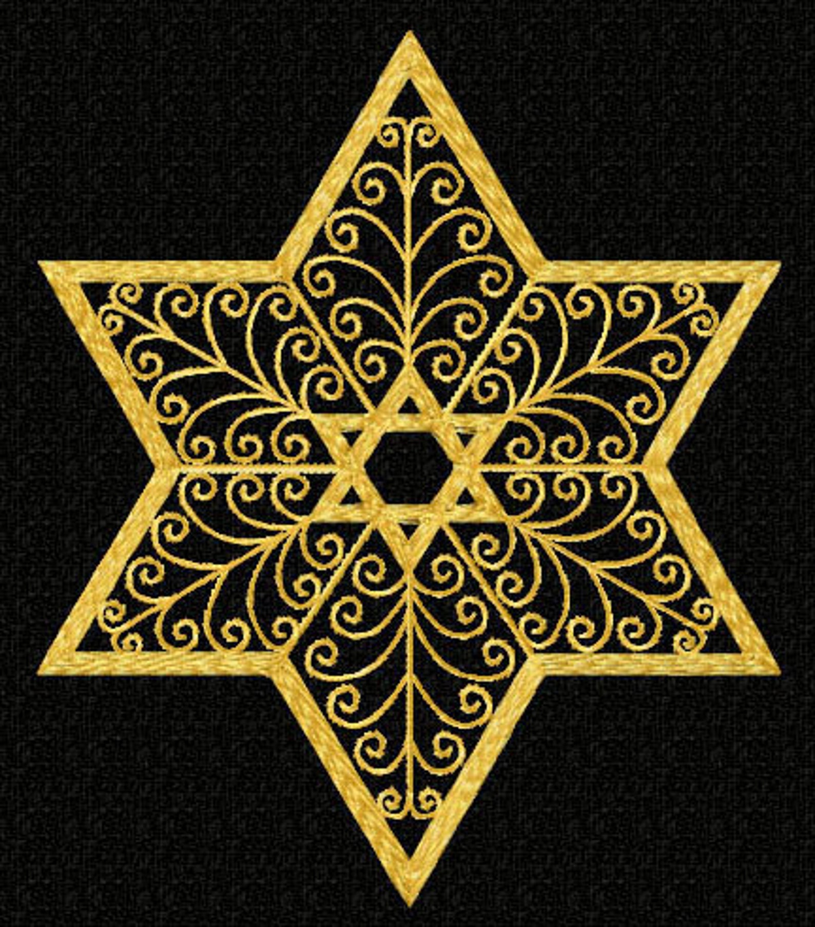 Star of David Machine Embroidery Design 5x5 Pes Hus Jef | Etsy