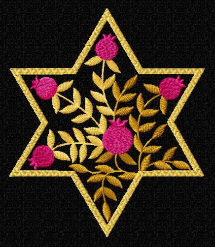Star of David Machine Embroidery Design 5x5 Pes Hus Jef - Etsy