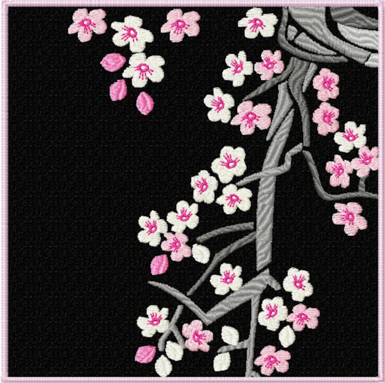Cherry Blossom Quilt Blocks Machine Embroidery Designs Pes - Etsy UK