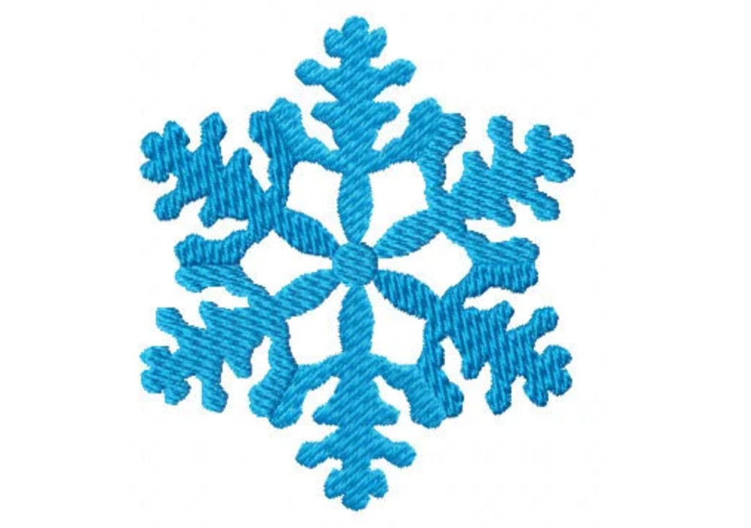 Snowflake Machine Embroidery Design Pes Hus Jef Dst Exp - Etsy