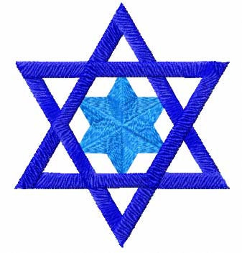 Star of David Machine Embroidery Design 4x4 Pes Hus Jef | Etsy