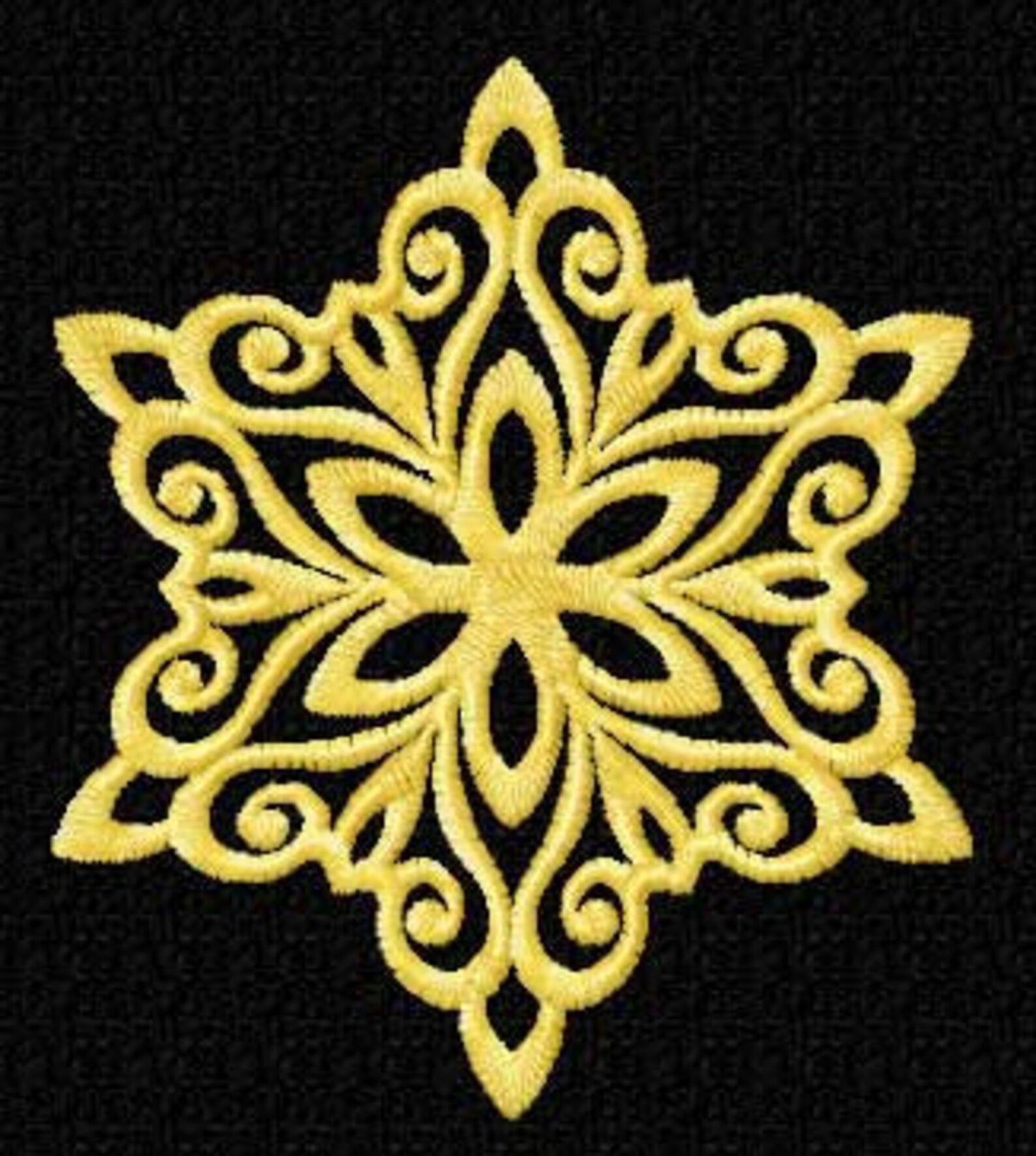 12 Gold Snowflakes Machine Embroidery Designs set 4x4 Pes | Etsy