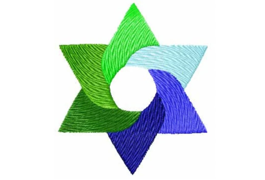 Star of David Machine Embroidery Design 4x4 Pes, Hus, Jef, Dst, Exp ...