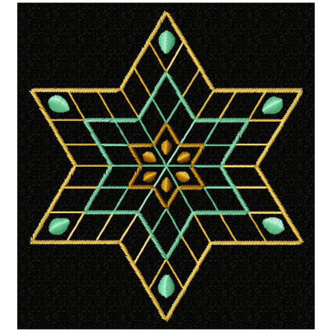 Star of David 12 Machine Embroidery Designs Set 5x7 Pes Hus | Etsy