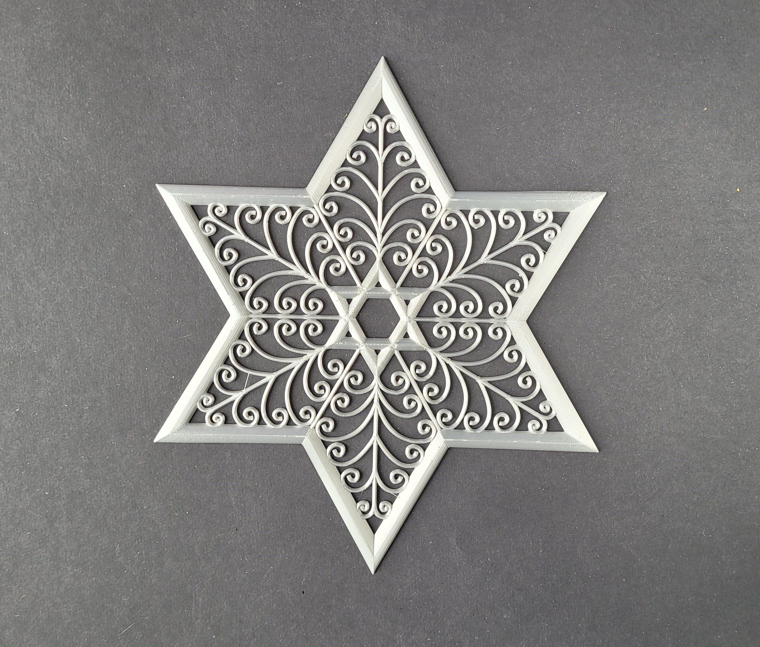 Star of David Wall Hanging 3D Print Model | STL File for 3D Printers ...
