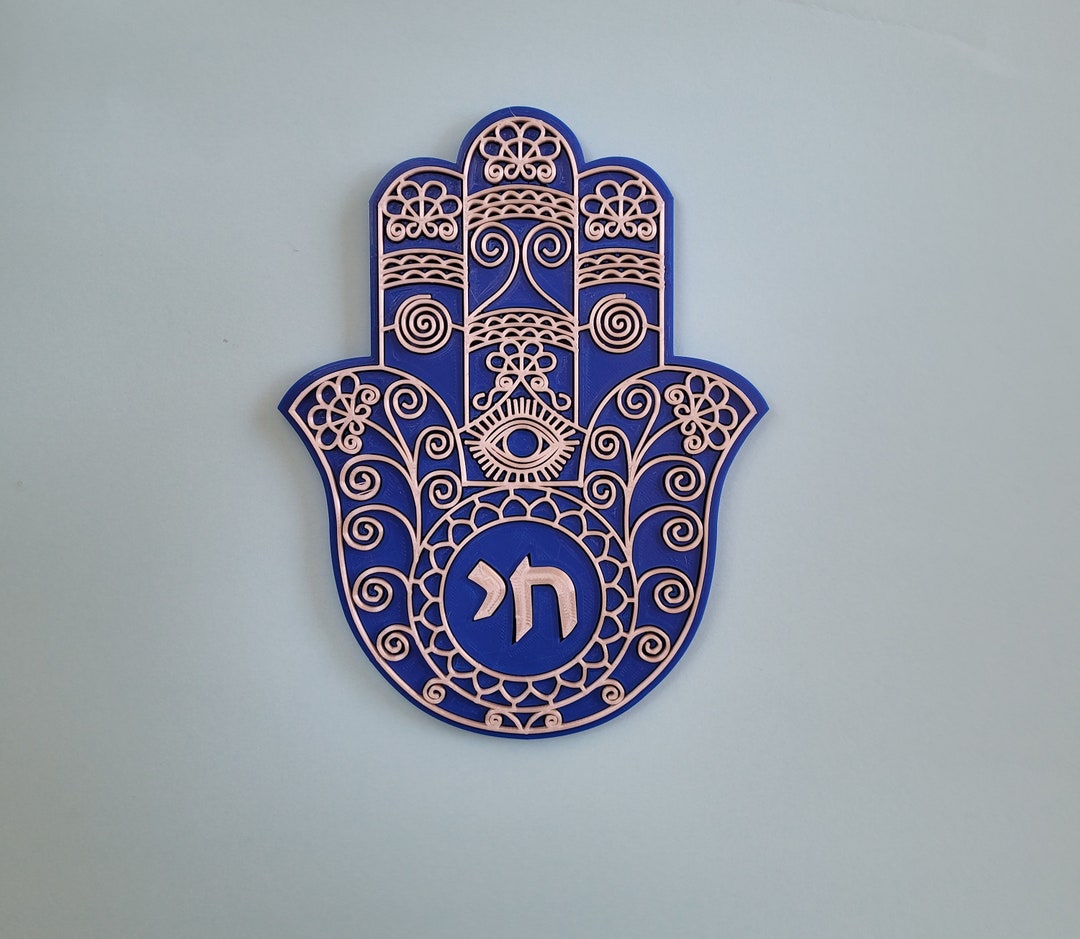 Ornamental Hamsa Wall Hanging 3D Print Stl Files | 3D Print Model ...
