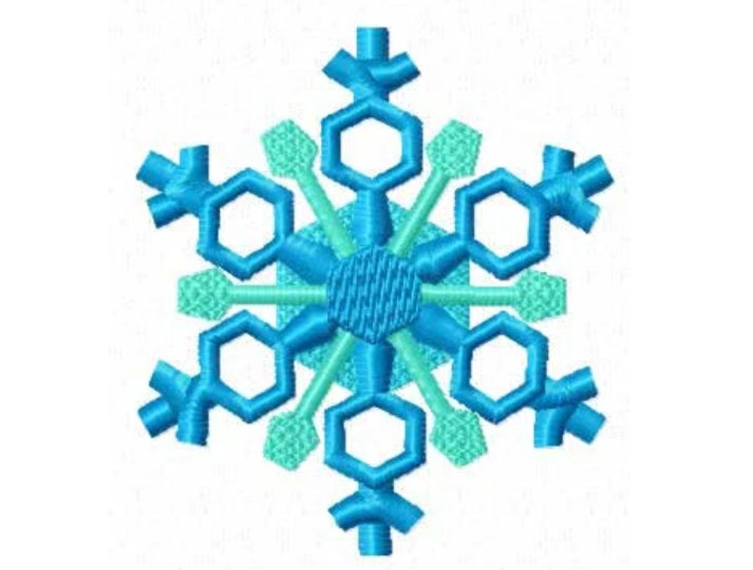 Snowflake Machine Embroidery Design Pes, Hus, Jef, Dst, Exp, Jef, Vip ...