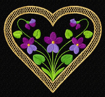 Violets 14 Machine Embroidery Designs Set for 5x7 Hoop Pes - Etsy