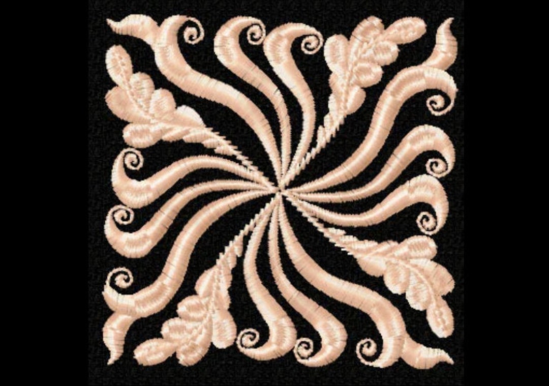 Square Quilt Block Machine Embroidery Design Pes, Hus, Jef, Dst, Exp ...