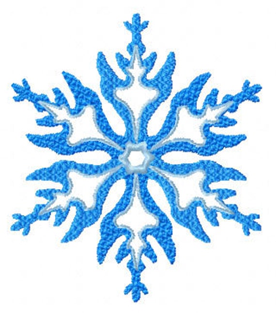 Snowflake Machine Embroidery Design Pes Hus Jef Dst Exp | Etsy