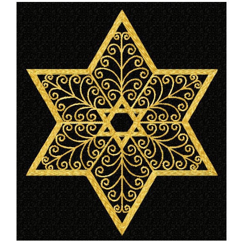 Star of David 12 Machine Embroidery Designs Set 5x7 Pes, Hus, Jef, Dst ...