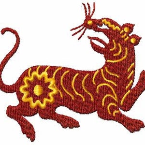 Chinese Tiger Machine Embroidery Design Pes, Hus, Jef, Dst, Exp, Jef ...