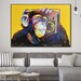 Funky Monkey Boombox Painting: Colorful Impasto Pop Art - Etsy