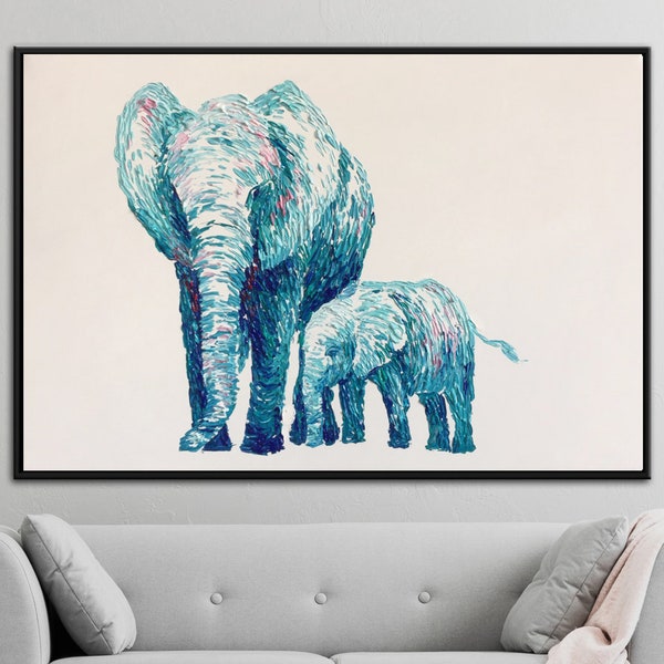 Abstract Elephant - Etsy