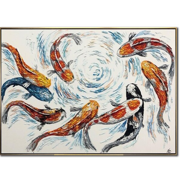 Modern Fish Painting - Etsy