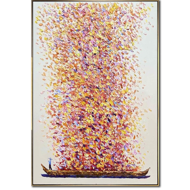 Large Colorful Art - Etsy