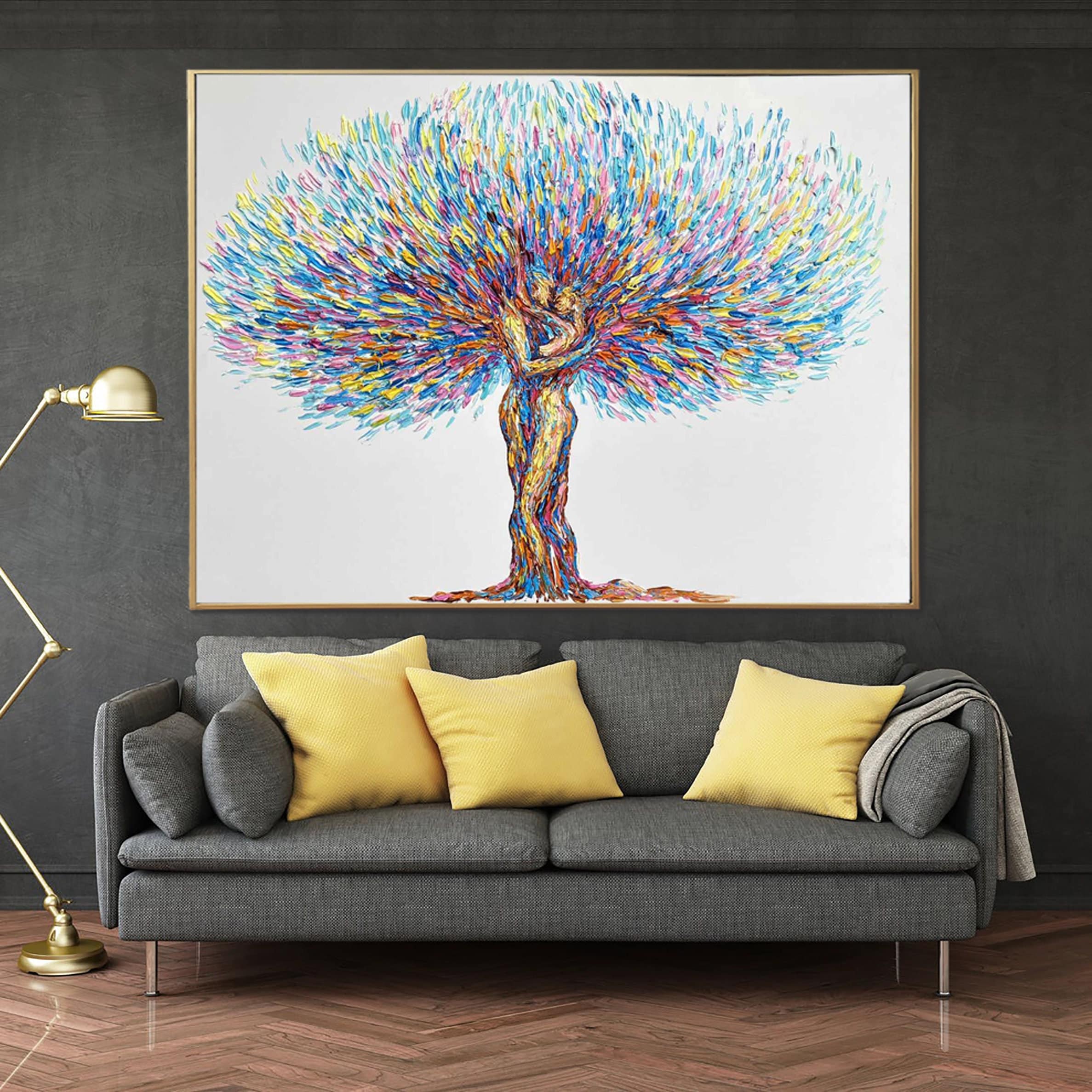 Tree Painting On Canvas