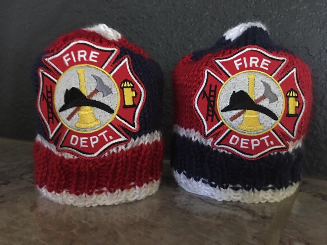 Firefighter Beanies - Etsy