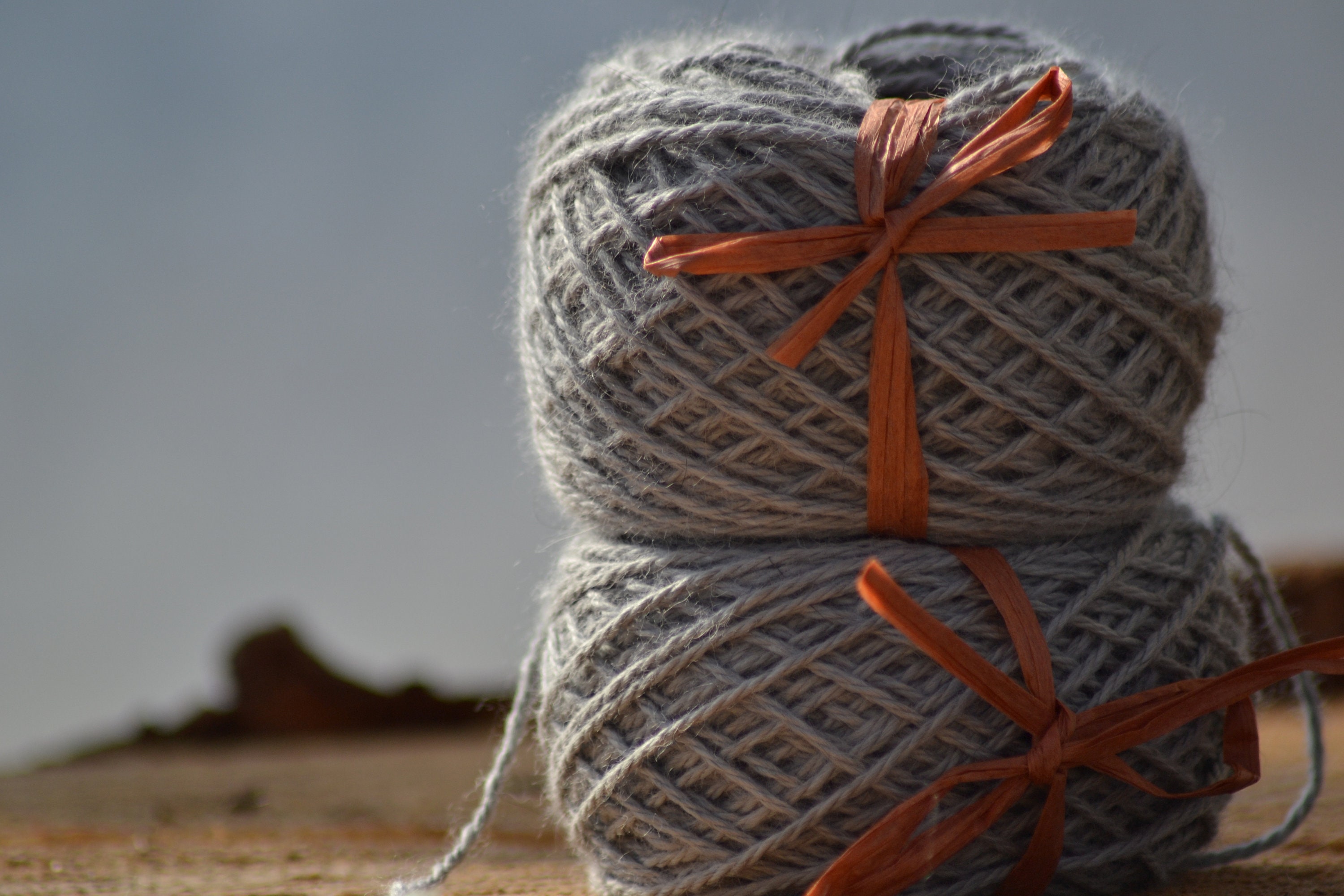 Angora Wool Yarn, 100% Angora Rabbit, Natural Gray Color - Etsy