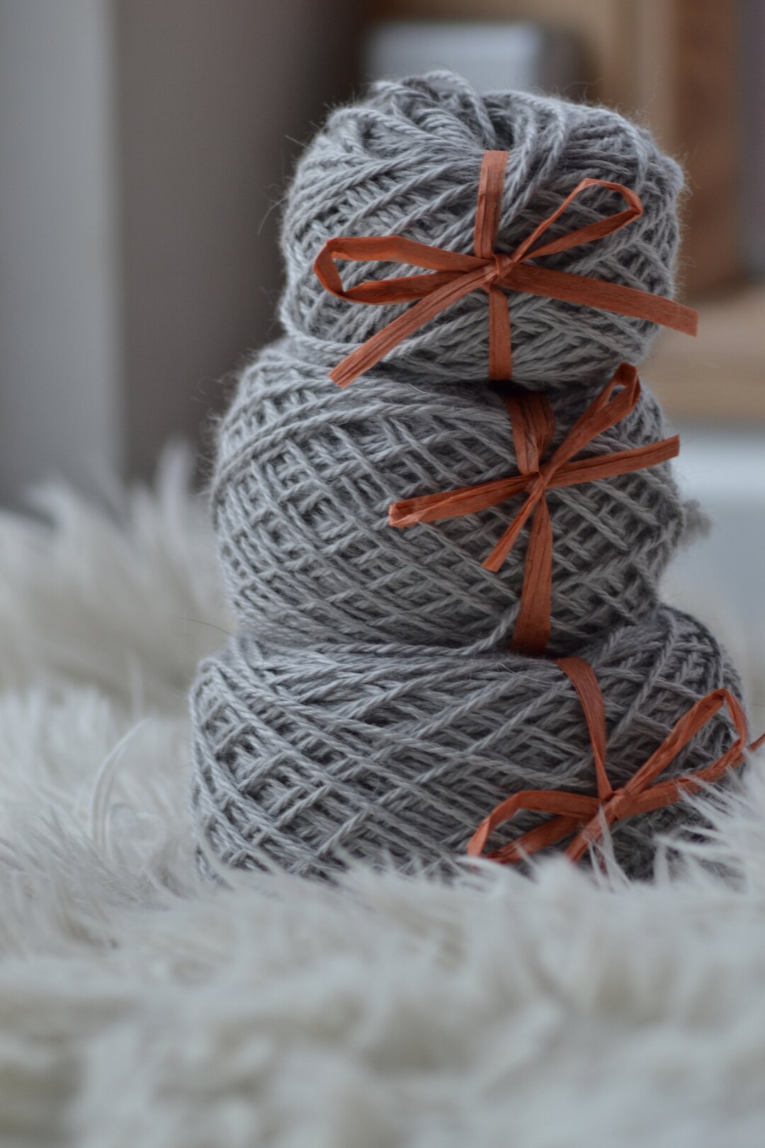 Angora Wool Yarn, 100% Angora Rabbit, Natural Gray Color - Etsy