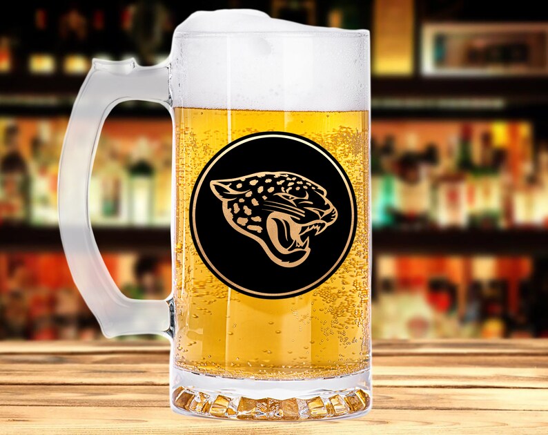 Jacksonville Jaguars Beer Mug Stein Glass Personalized Gift for Men ...