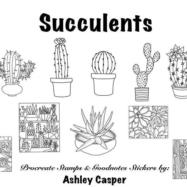 Square Cactus Art - Etsy