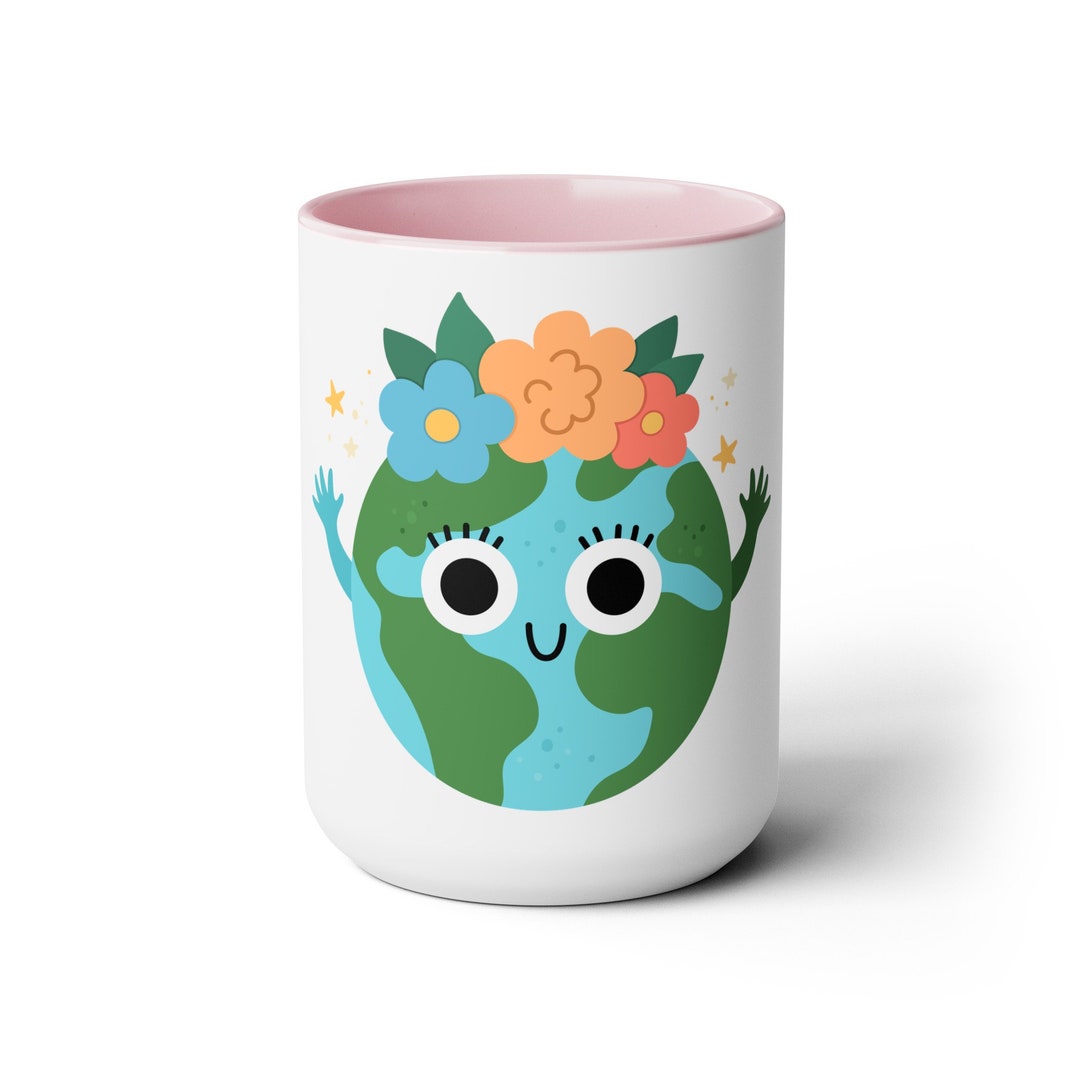 Coffee Cup Gift for Her Tea Cup Gift for Mom Coffee Mug for Earth Day ...