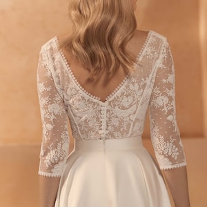 Conjunto Body Falda De Novia Elegante Espectacular Set De - Etsy