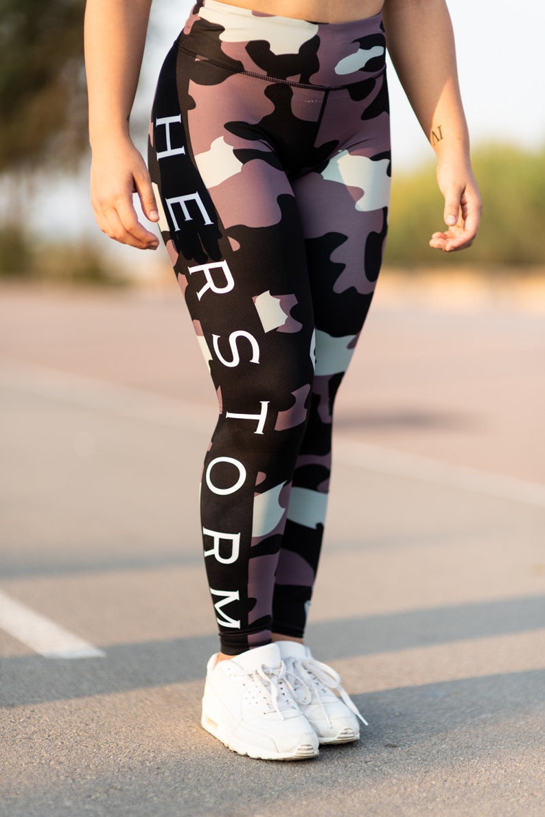 Army Camo Workout Leggings I Military Gym Leggings I Multiple Colours ...