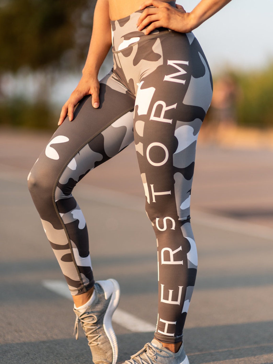 Army Camo Workout Leggings I Military Gym Leggings I Multiple Colours ...
