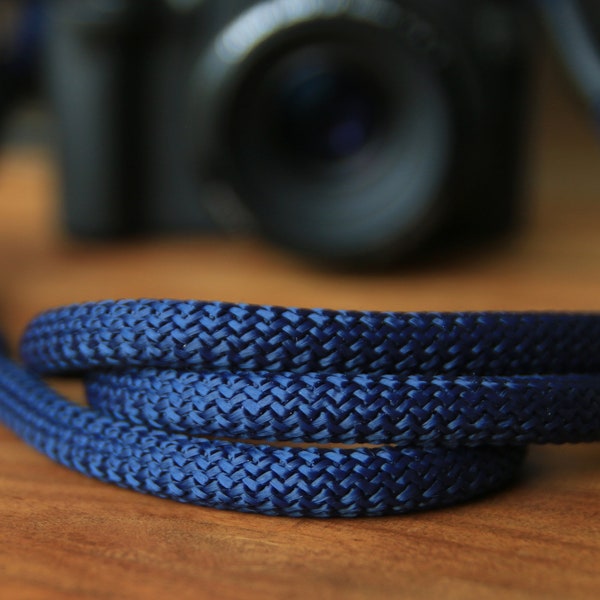 Blue Camera Strap - Etsy