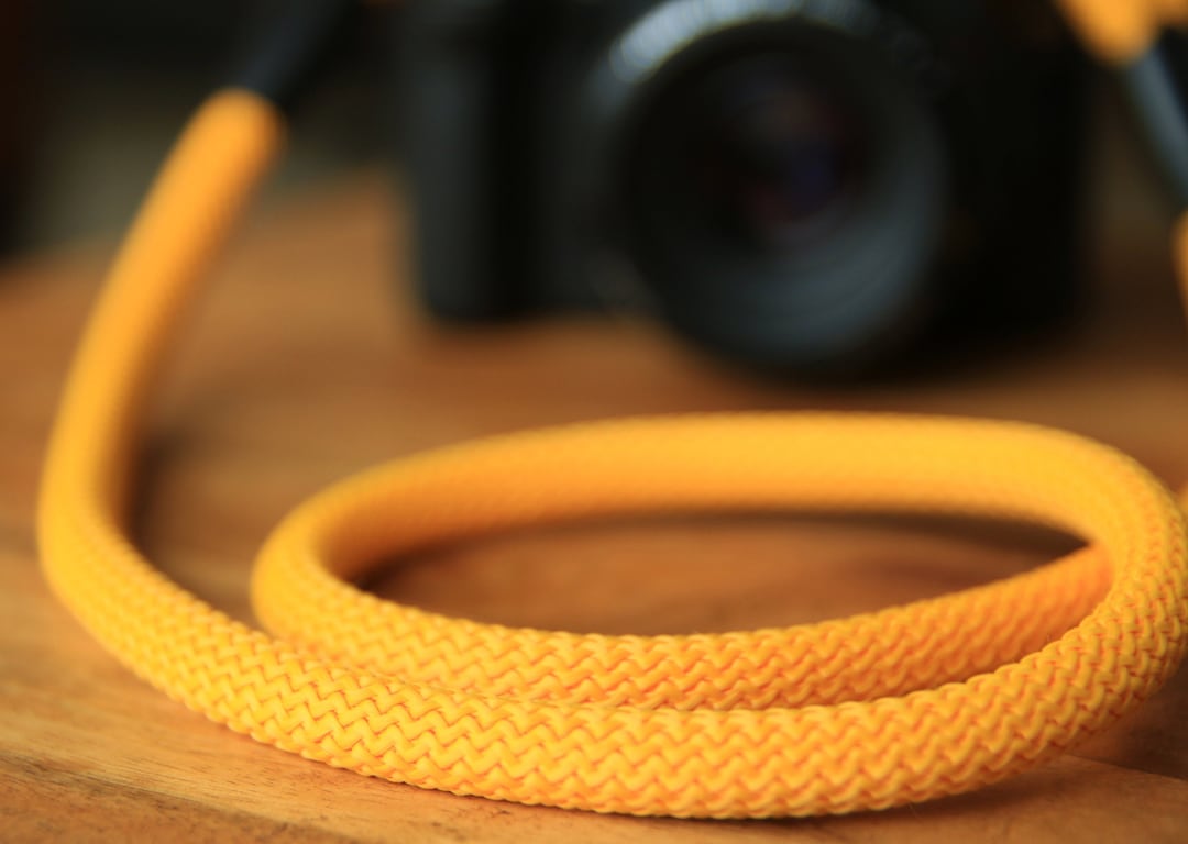 Dark Yellow Strap / Yellow Camera Strap / DSLR Strap - Etsy