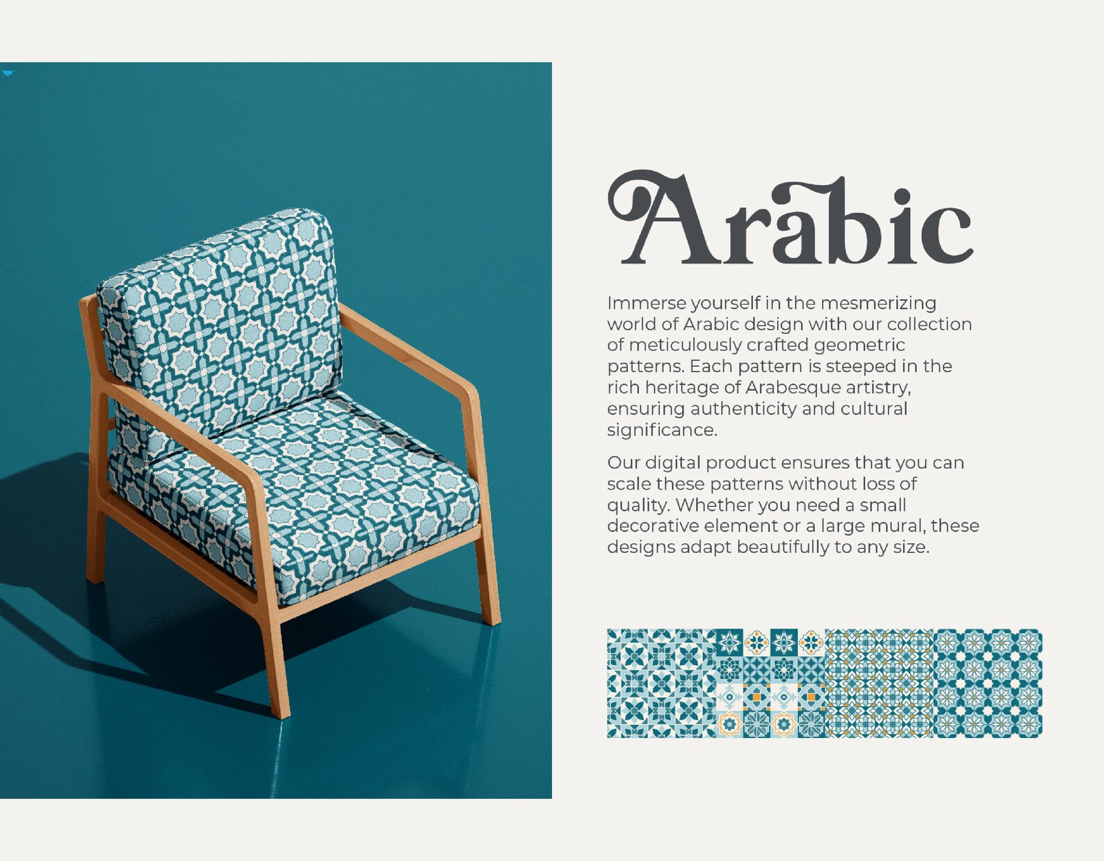 Arabic Seamless Patterns: Gold Arab Tile, Islamic Motifs (digital ...