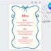 Whimsical Frames & Bows Clipart | Wavy Squiggle Invitation Frame | Hand ...