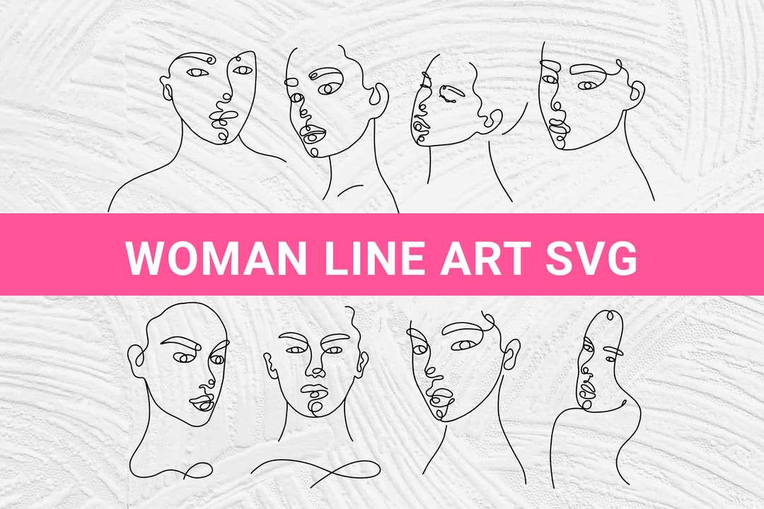 Woman Svg Bundle Line Art Svg Female Svg Silhoueette Svg - Etsy