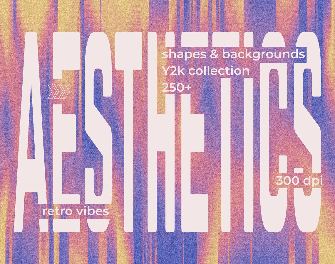 Y2k Aesthetic Backgrounds and Shapes Png, Retro Digital Paper Jpg, Y2k ...