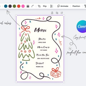 Christmas Clipart & Whimsical Borders | Festive Holiday SVG and PNG ...