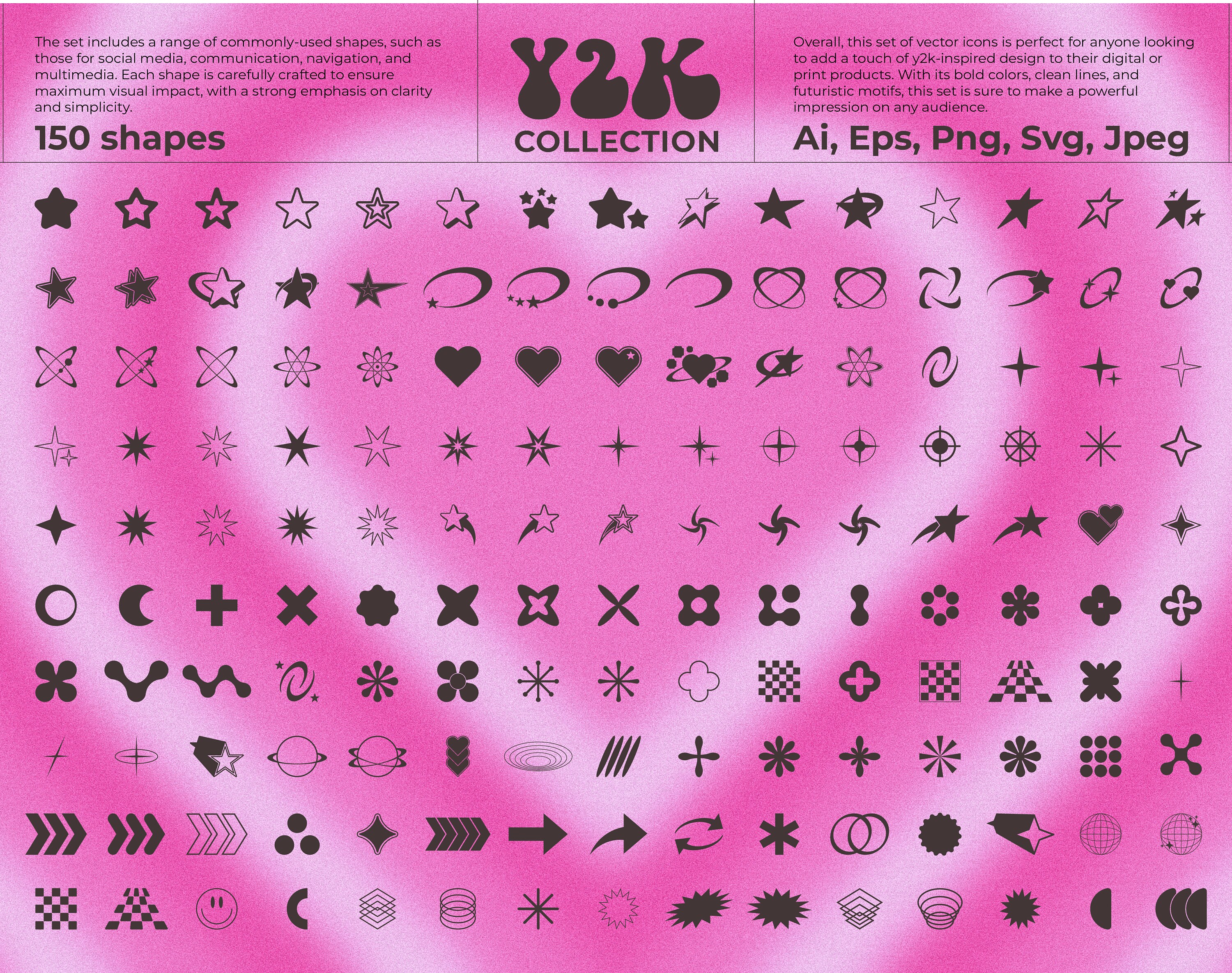 Y2k Aesthetic Backgrounds and Shapes Png, Retro Digital Paper Jpg, Y2k ...