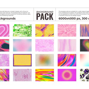 Y2k Aesthetic Backgrounds and Shapes Png, Retro Digital Paper Jpg, Y2k ...