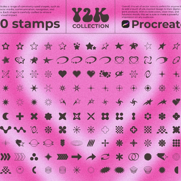 Y2k Symbols Pack - Etsy UK