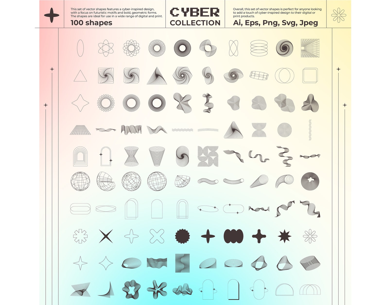 Y2k Aesthetic Backgrounds and Shapes Png, Retro Digital Paper Jpg, Y2k ...