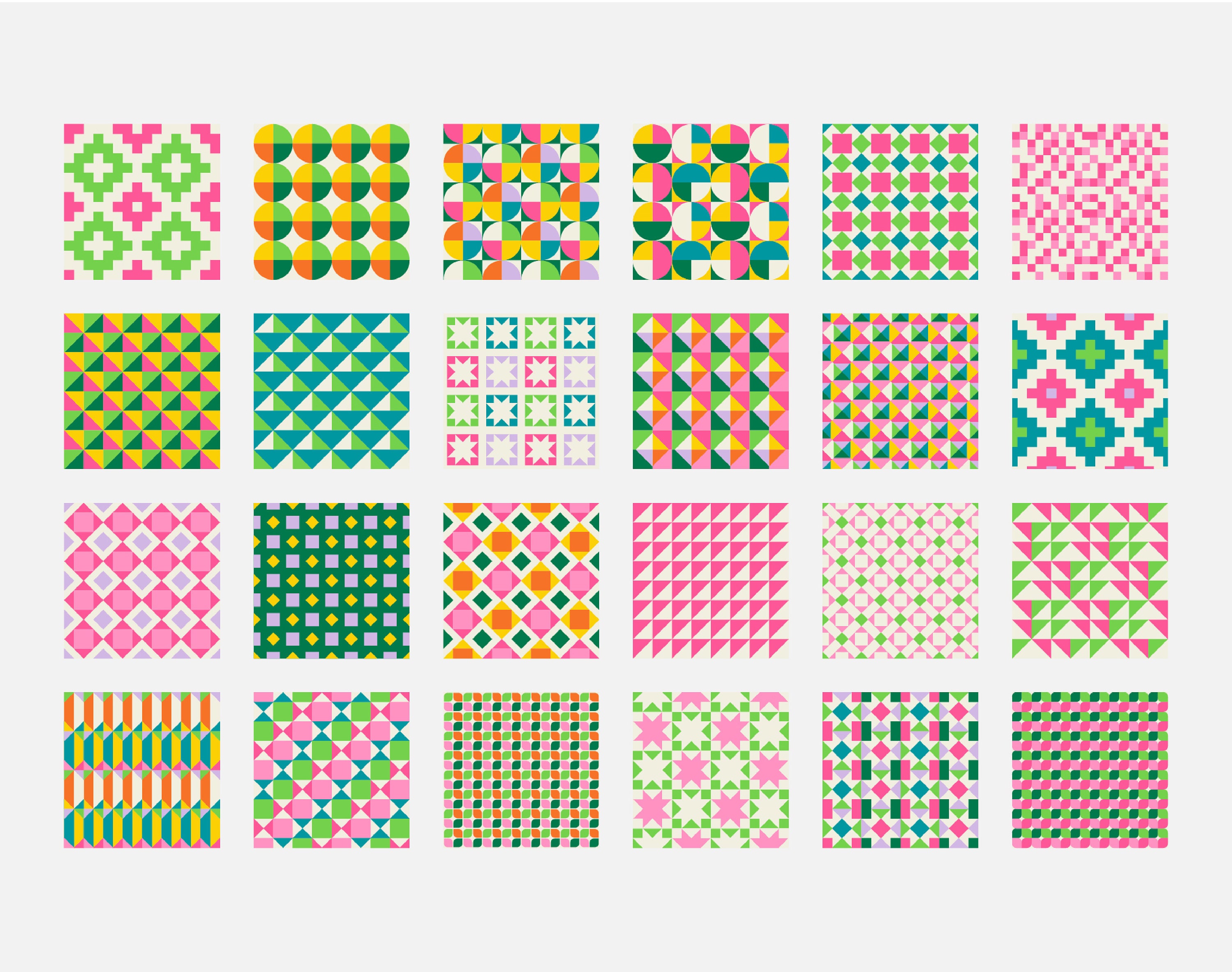 200 Geometric Scrapbook Paper Jpg, Simple Print Digital Paper Pack ...