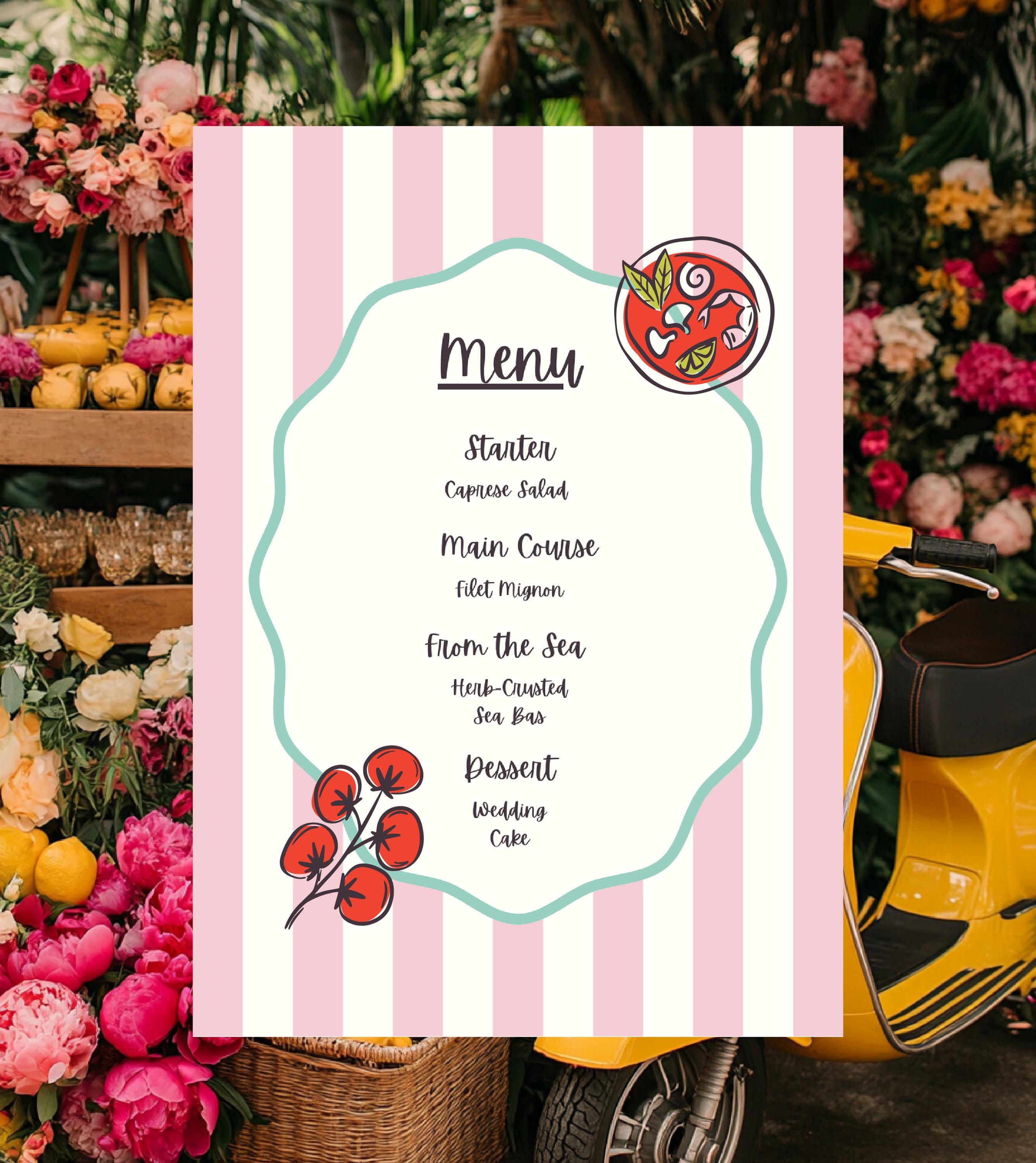 Whimsical Seafood Clipart | Hand-drawn Pizza & Italian Food SVG ...