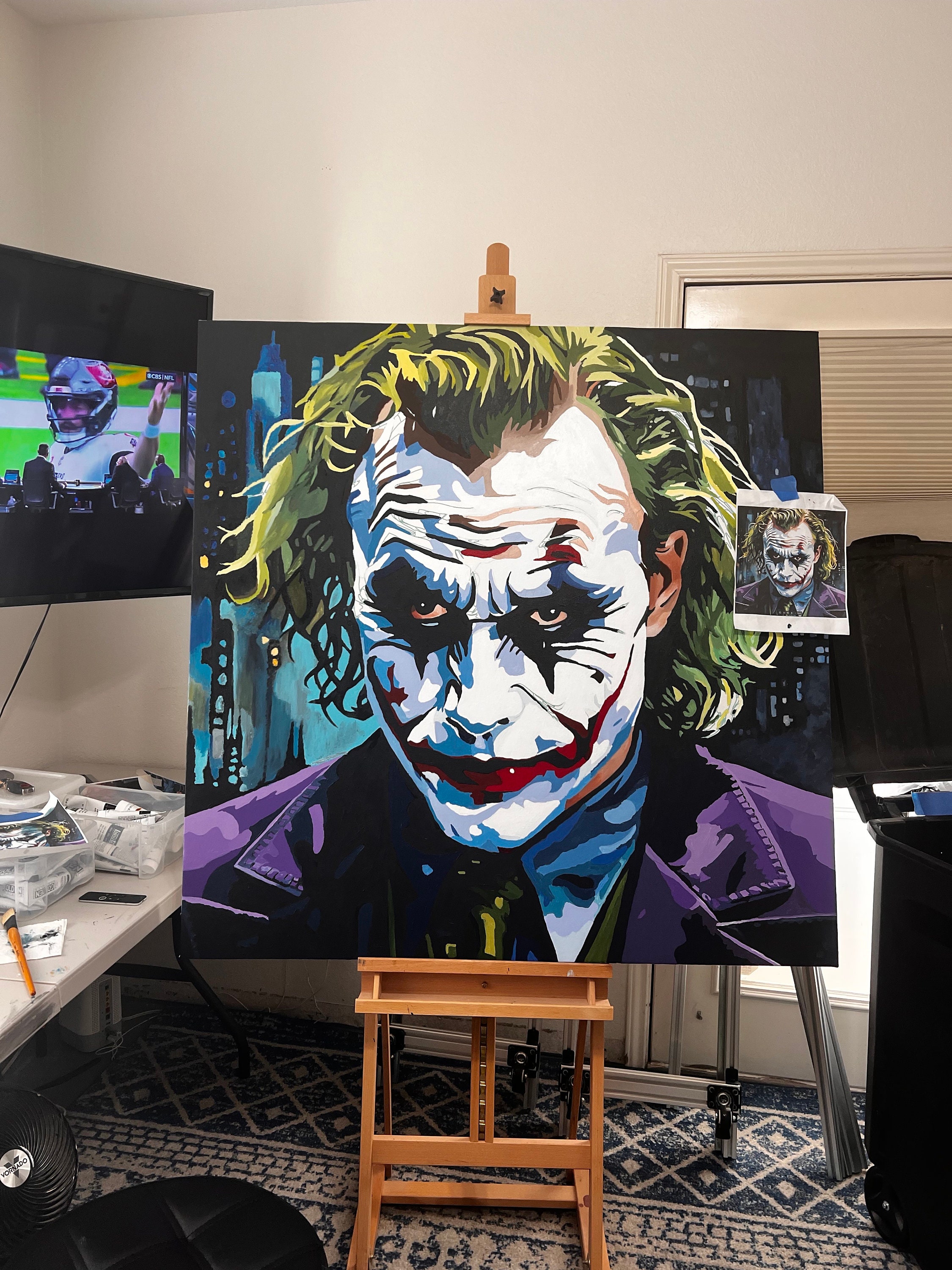 The Joker - Modern Art Depiction of the Joker in a Realistic Comic ...