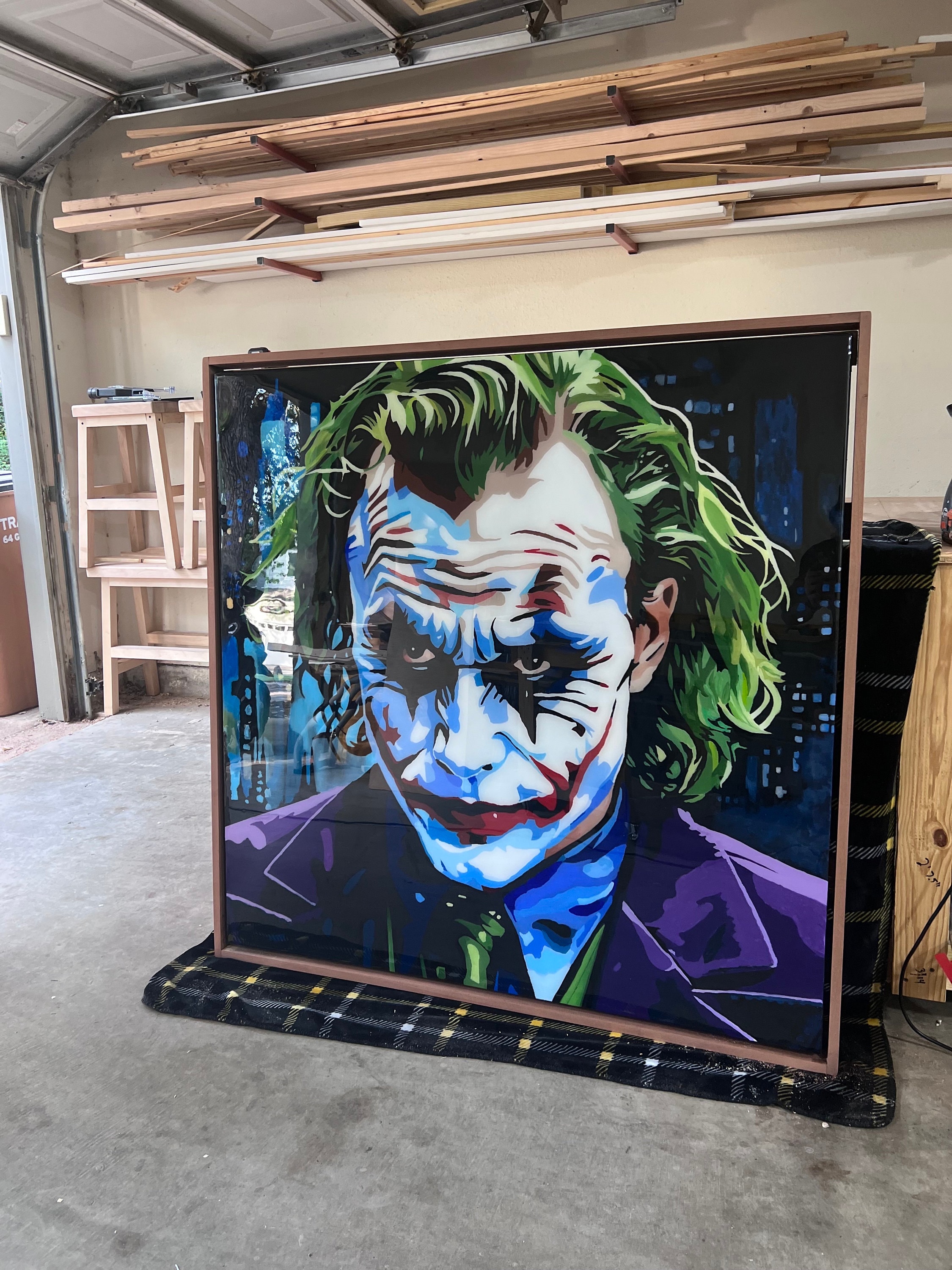The Joker - Modern Art Depiction of the Joker in a Realistic Comic ...